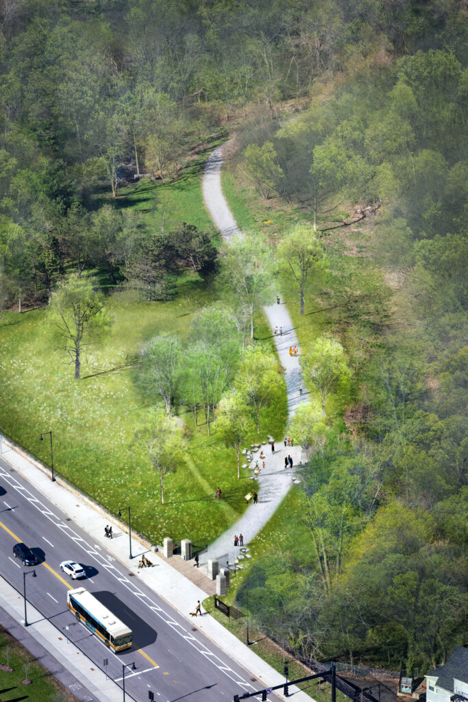 Washington Street Gate Entrance at Forest Hills - Arnold Arboretum